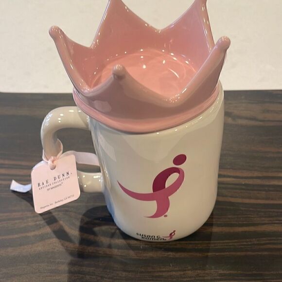 Rae Dunn | Dining | Breast Cancer Survivor Coffee Tea Cup With Crown ...